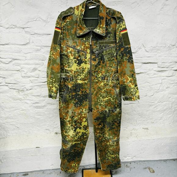 U.S. Army | Other | Vintage German Army Flecktarn Camo Overall Suit ...
